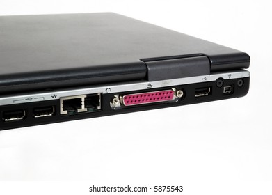 Back Side Lap Top Computerconnections Ports Stock Photo 5875543 ...