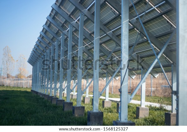 Back Side Solar Panel Stock Photo 1568125327 | Shutterstock