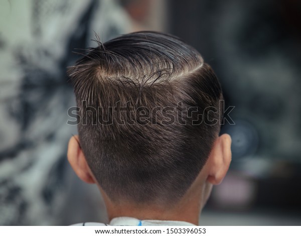 Back View Cute Boy Getting Hairstyle Stock Photo 1503396053 | Shutterstock