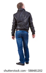 Back View Handsome Man Jacket Looking Stock Photo 588481202 | Shutterstock