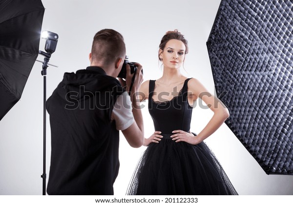 Back View Man Camera Taking Photo Stock Photo 201122333 | Shutterstock