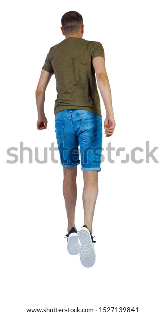 Back View Man Zero Gravity Fall Stock Photo 1527139841 | Shutterstock