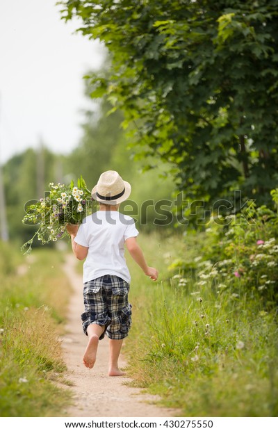 Back View On Cute Bare Feet Stock Photo 430275550 | Shutterstock