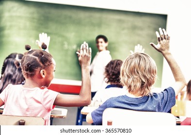 Back View Primary Classroom Stock Photo 365570810 | Shutterstock