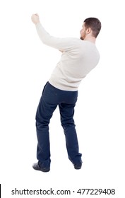 619 Man pulling something Images, Stock Photos & Vectors | Shutterstock