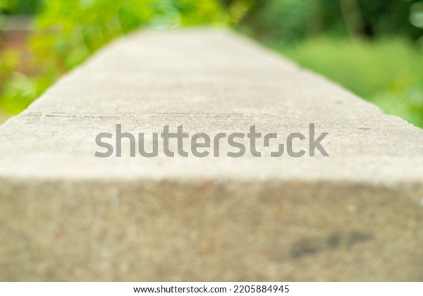 Backdrop Old Stone Parapet Soft Focus Stock Photo 2205884945 | Shutterstock
