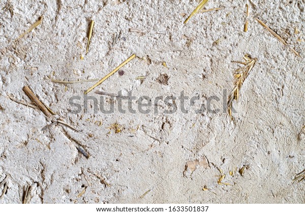 Background Adobe Clay Plaster Texture Straw Stock Photo 1633501837 ...
