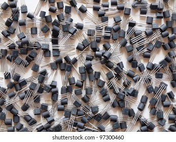 Background Components Electronics Black Transistors Stock Photo ...