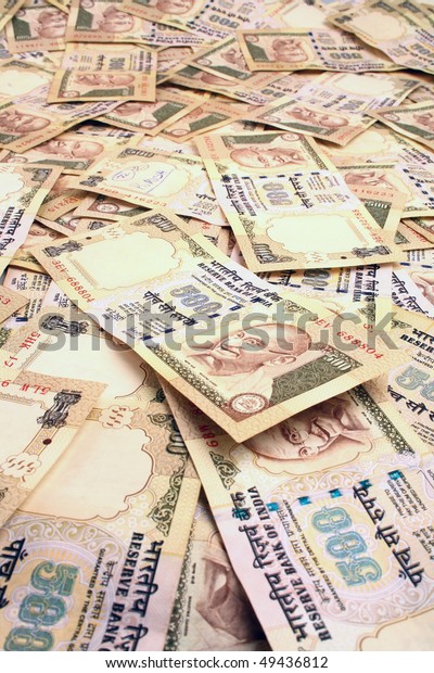 Background Created Indian Rupee Notes Stock Photo 49436812 | Shutterstock