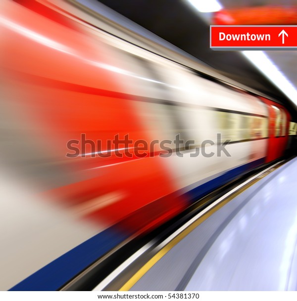 Background Highspeed Train Motion Blur Outdoor Stock Photo 54381370 ...