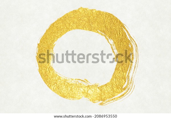 Background Image Golden Circle Pattern On Stock Photo 2086953550 ...