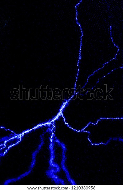 Background Lightning Static Discharge Inert Gas Stock Photo 1210380958 ...