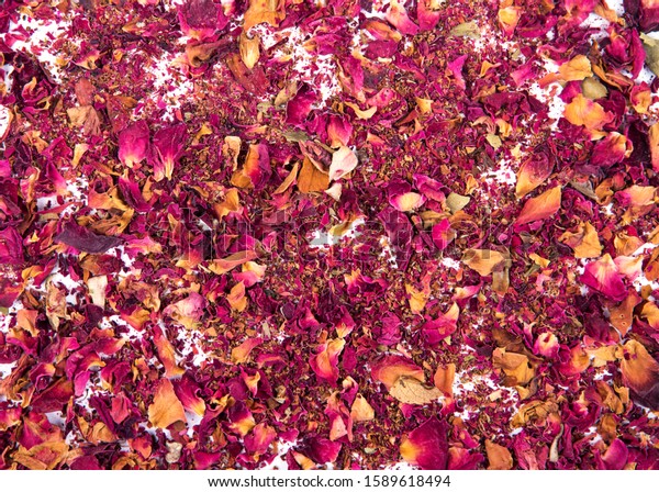 Background Made Dried Red Rose Petals Stock Photo 1589618494 | Shutterstock