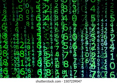 Background Matrix Stylegreen Dominant Colorcode Green Stock Photo ...