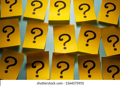 Background Rows Yellow Question Marks Stock Photo 1564575955 | Shutterstock