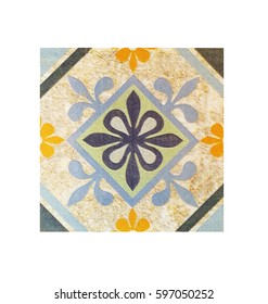 Background Texture Ancient Tile Pattern Stock Photo 597050252 ...