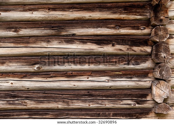 Background Texture Log Cabin Wall Stock Photo (Edit Now) 32690896