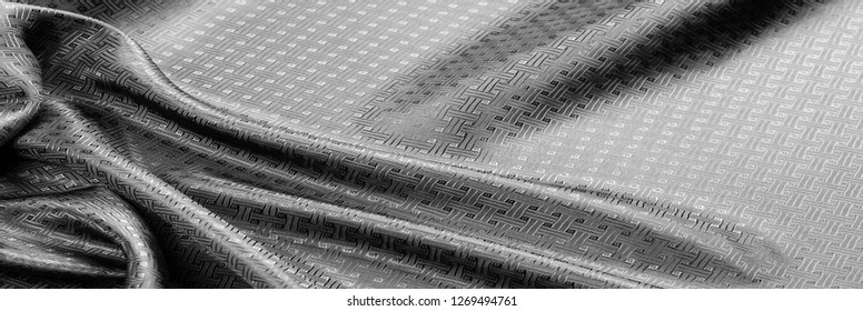 Background Texture Pattern Black Silk Fabric Stock Photo 1269494761 ...