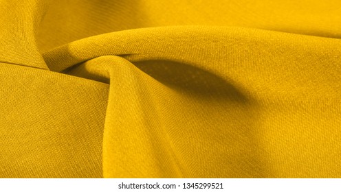 Background Texture Pattern Yellow Silk Fabric Stock Photo 1345299521 ...