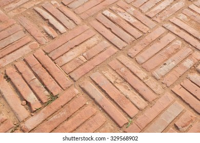 Background Texture Red Cobblestone Pavement Stock Photo 329568902 ...