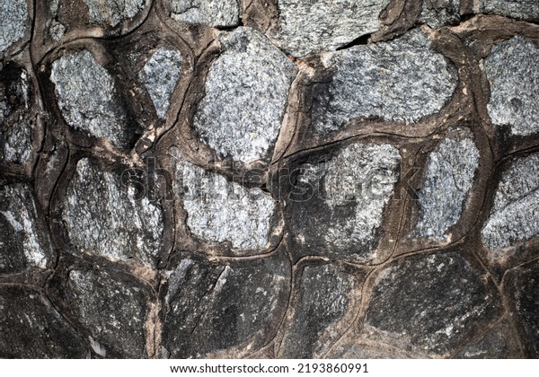 Background Texture Rough Stone Wall Stone Stock Photo 2193860991 ...