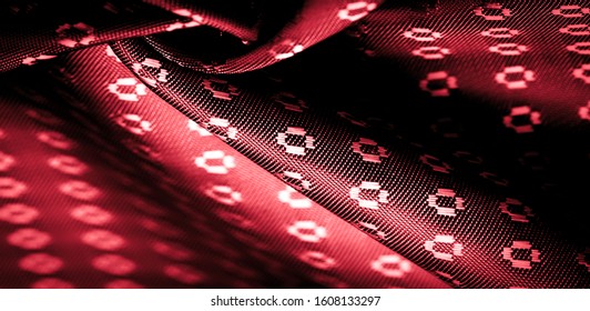 Background Texture Ruby Red Color Fabric Stock Photo 1608133297 ...