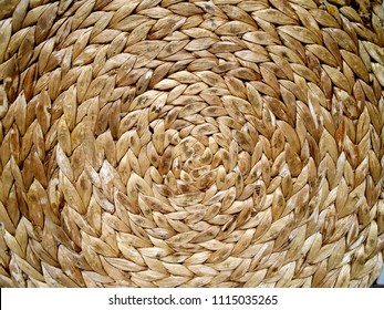 Background Twisted Wicker Texture Circular Shape Stock Photo 1115035265 ...