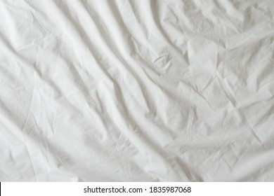 Background White Rumpled Sheets Bed Linen Stock Photo 1835987068 ...