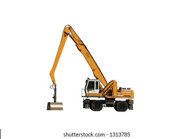 92 Backhoe claw bucket isolated Images, Stock Photos & Vectors ...