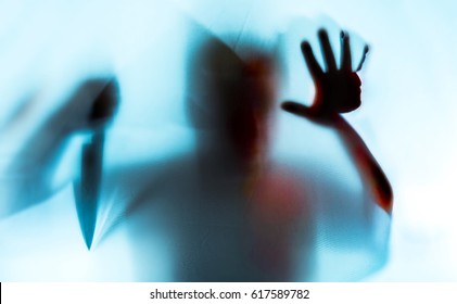 Shadow Scary Ghost Woman Stock Photo (Edit Now) 1488328190