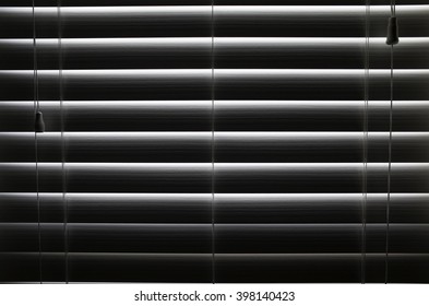 Backlit Window Blinds Texture Background Stock Photo 398140423 ...