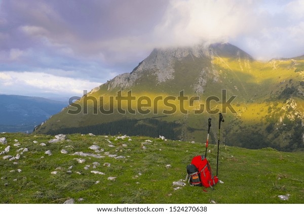 Backpack Canes Front Mount Txindoki Euskadi Stock Photo 1524270638 ...