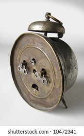 Inside Mechanism Old Alarm Clock Isolated Stock Photo 98816558 ...