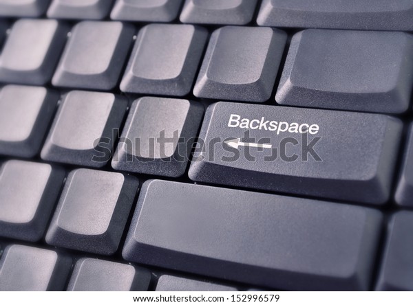 Backspace Key Computer Keyboard Stock Photo 152996579 | Shutterstock