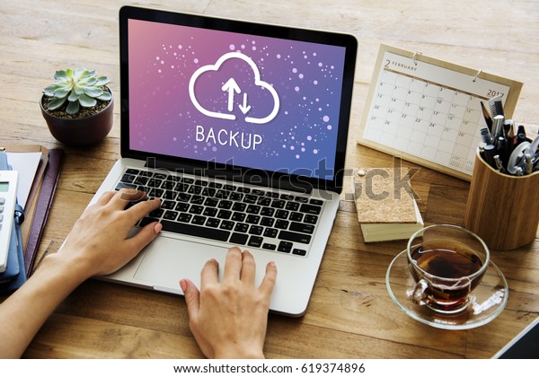 Backup Making Extra Copies Data Stock Photo (Edit Now) 619374896