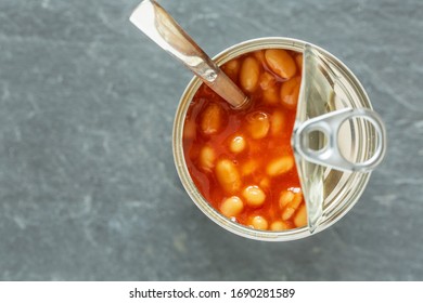 Baked Beans Ring Pull Can Spoon Stock Photo 1690281589 | Shutterstock