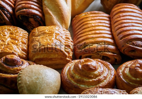 Bakery Composition Table Top Bread Stock Photo 1911023086 | Shutterstock