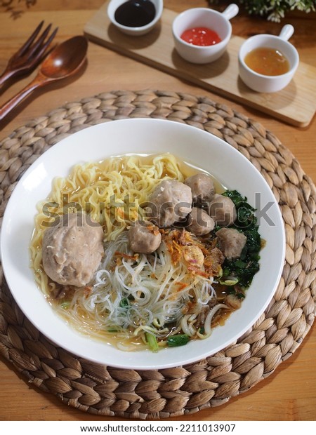 Bakso Telor Indonesian Meatball Meat Paste Stock Photo 2211013907 ... Bakso Telor Indonesian Meatball Meat Paste Stock Photo 2211013907 ...