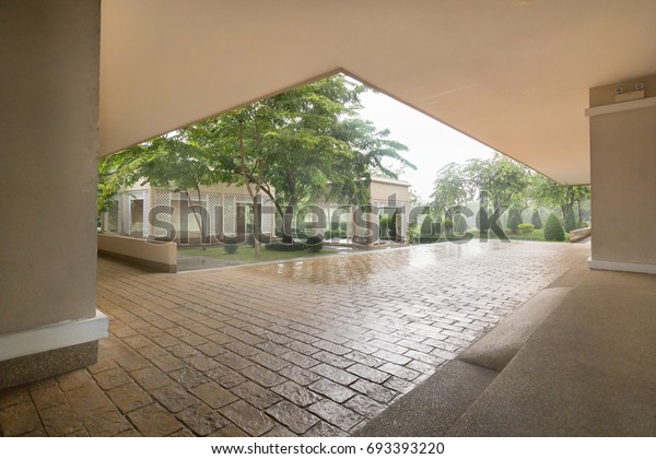 Balcony Side Corridor Building Stock Photo 693393220 | Shutterstock