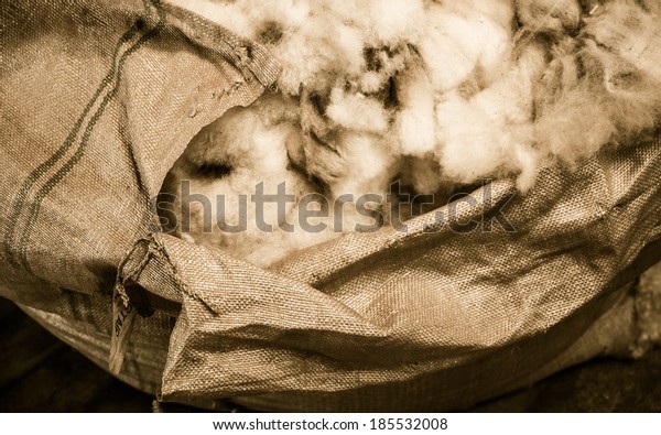 Bale Wool Stock Photo (Edit Now) 185532008