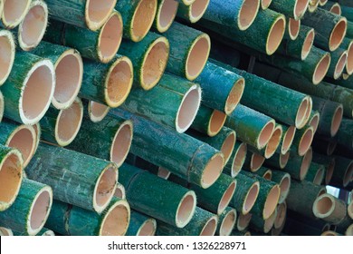 Bamboo Circle Cross Section Consisting Texture Stock Photo 1326228971 ...