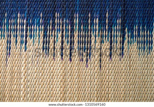 Bamboo Mat Pattern Background Seamless Texture Stock Photo 1310569160 ...
