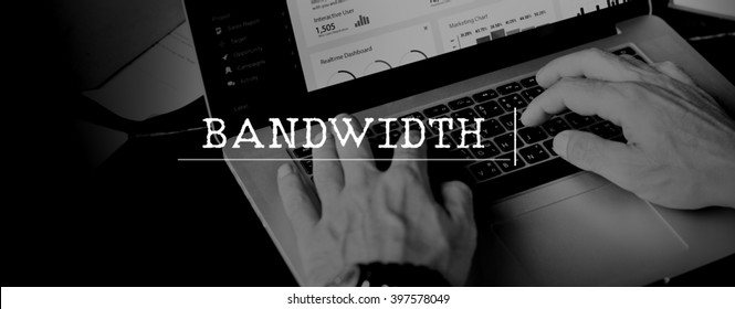 Bandwidth Broadband Computer Network Internet Concept Stock Photo ...