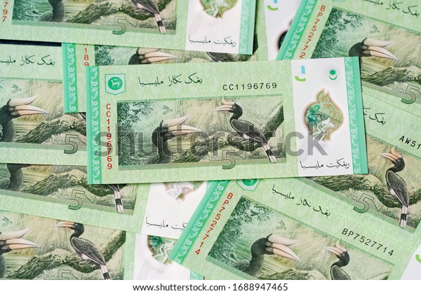 Bank Note Malaysia Ringgit Rm5 Economy Stock Photo 1688947465 ...