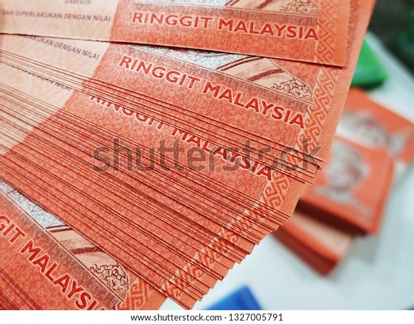 Bank Note Malaysian Ringgit Currency Malaysia Stock Photo 1327005791 ...