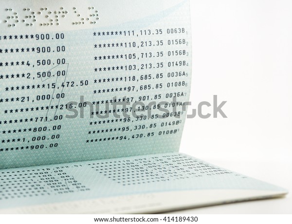 Bank Statement Stock Photo (Edit Now) 414189430