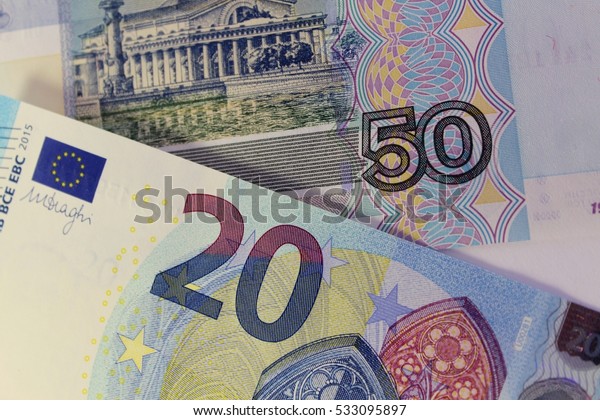 Banknotes Different Countries Different Denomination Stock Photo ...