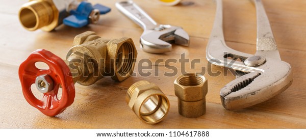 Banner Image Adjustable Spanner Vice Grip Stock Photo 1104617888 ...