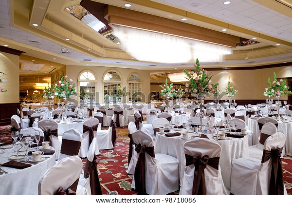 Banquet Hall Other Function Facility Set Stock Photo (Edit Now) 98718086