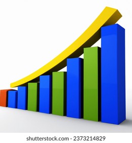 Create Horizontal Line Chart Showing Increase Imagen generada por IA ...